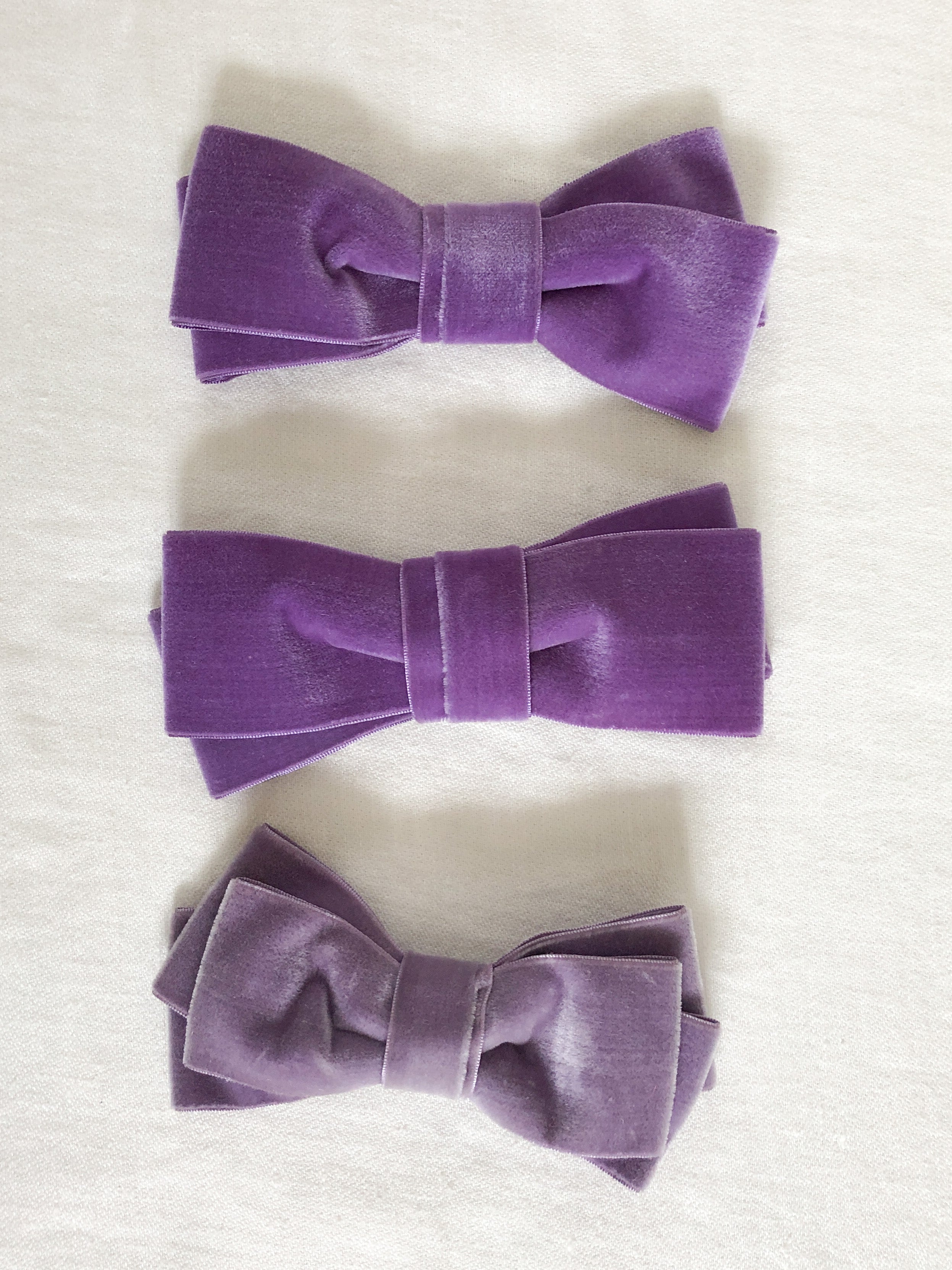 Velvet Bow - Purples – Fanny & June